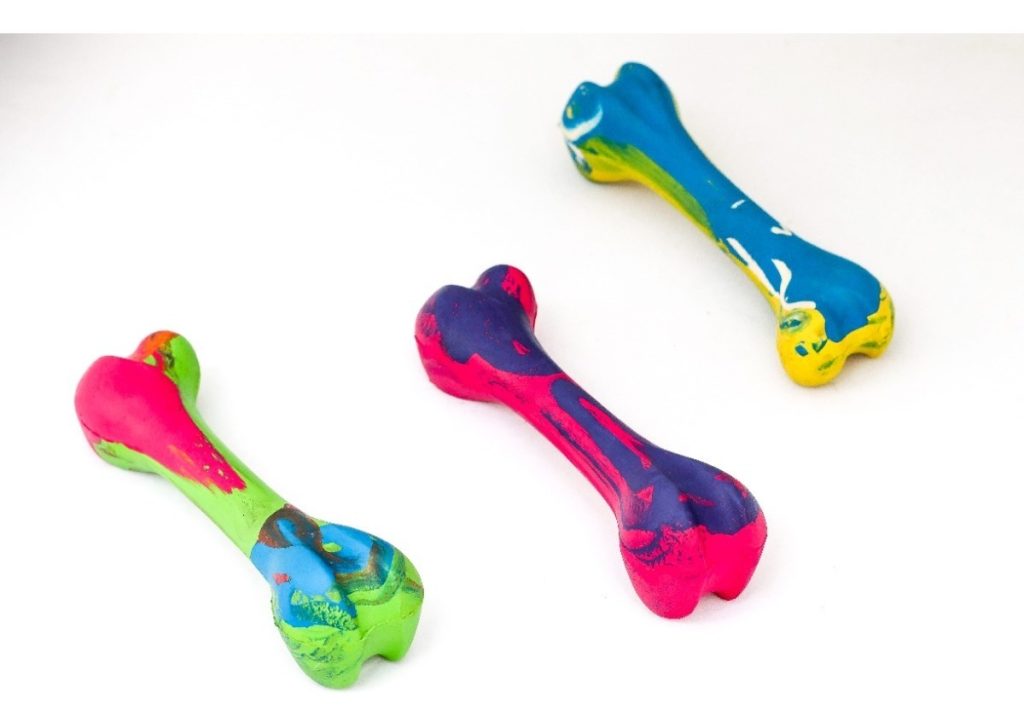 Pelota Y Hueso De Caucho Goma Combo Juguete (dep) – Odranid